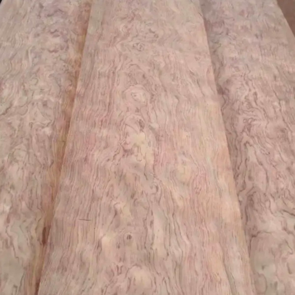 Thin Natural Paper Back Veneer Sheets , Poplar Core Recon Wood Veneer