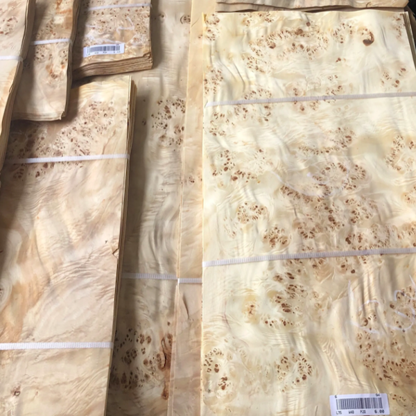 Mappa Burl Wood Veneer Sheet Natural Plywood For Flooring Furniture